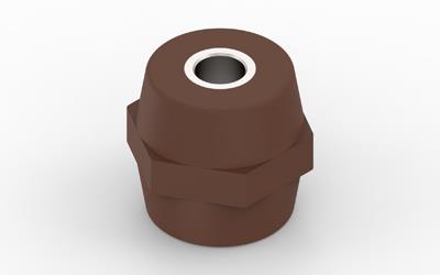 → Køb Lv Isolator M12, H40Xw40Mm, Brun online her